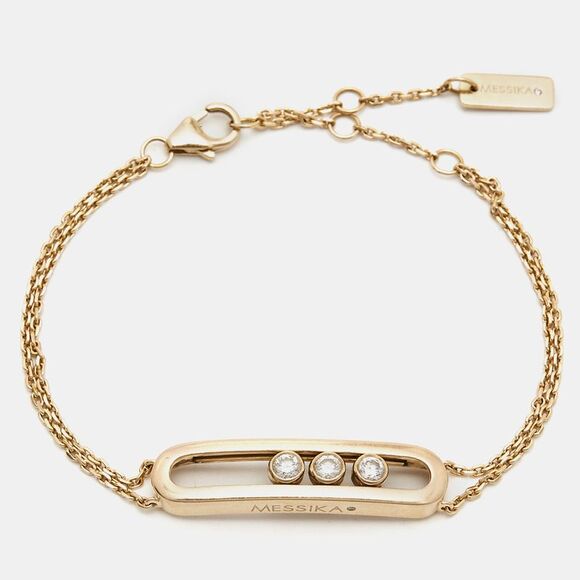 Messika | Jewelry | Messika Move Diamonds 8k Rose Gold Bracelet | Poshmark